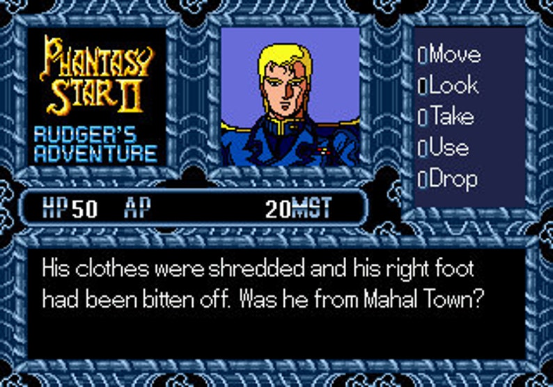 Phantasy Star II Rudgers Adventure Text Adventure - Etsy