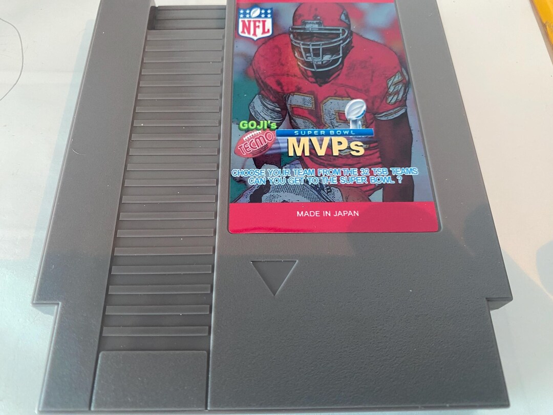 Goji's Tecmo Super Bowl NFL MVPS (version 5.2) - for Nintendo NES Ntsc ...