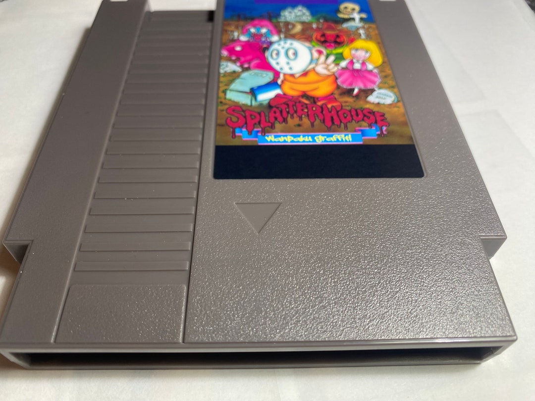 Splatter House - Wanpaku Graffiti Splatterhouse - for Nintendo NES NTSC ...