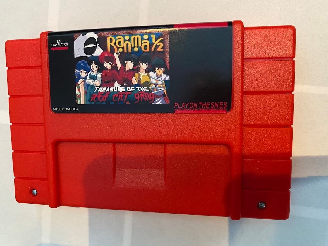 Ranma 1/2: Treasure of the Red Cat Gang - for Super Nintendo SNES NTSC ...