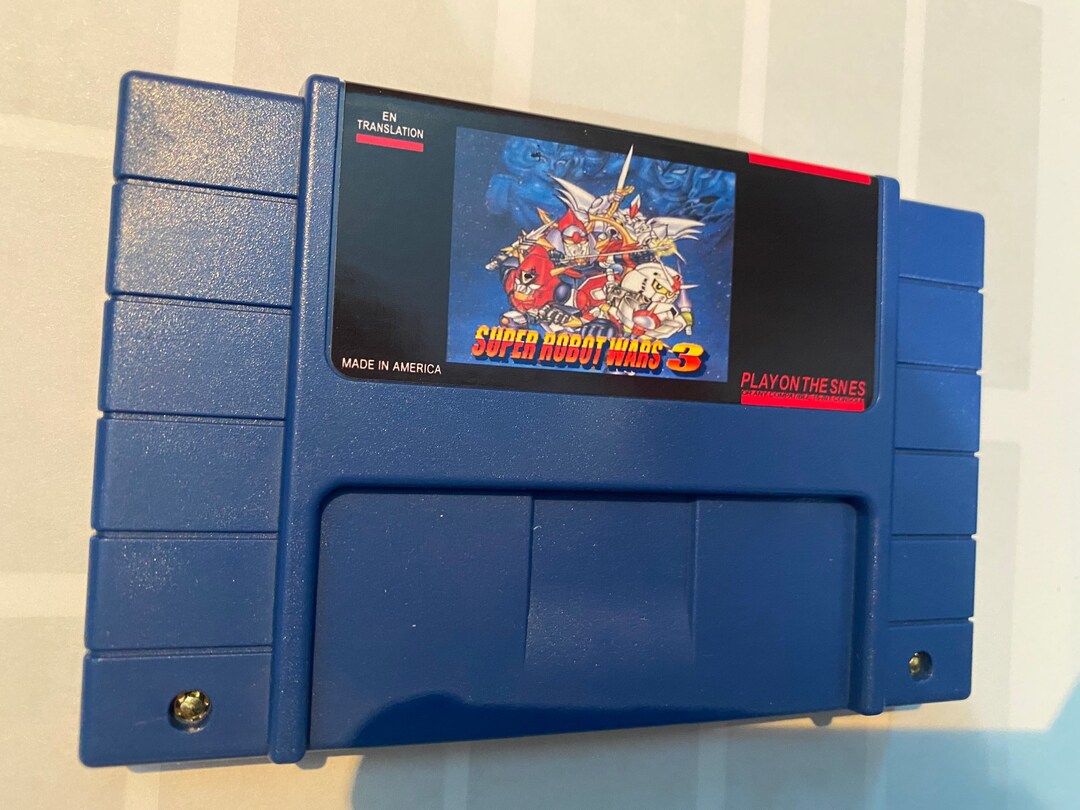 Super Robot Wars 3 - for Super Nintendo SNES NTSC English - Etsy