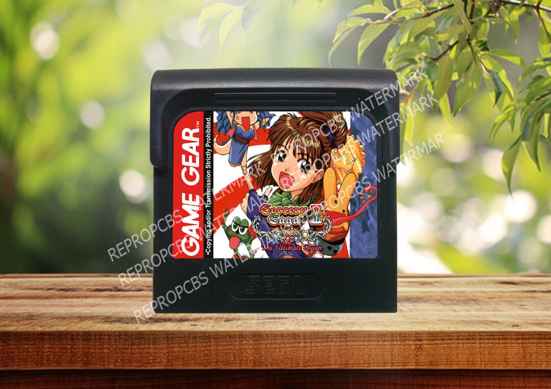 Sorcery Saga III: the Ultimate Queen Madou Monogatari III English Translation Sega Game Gear - Etsy