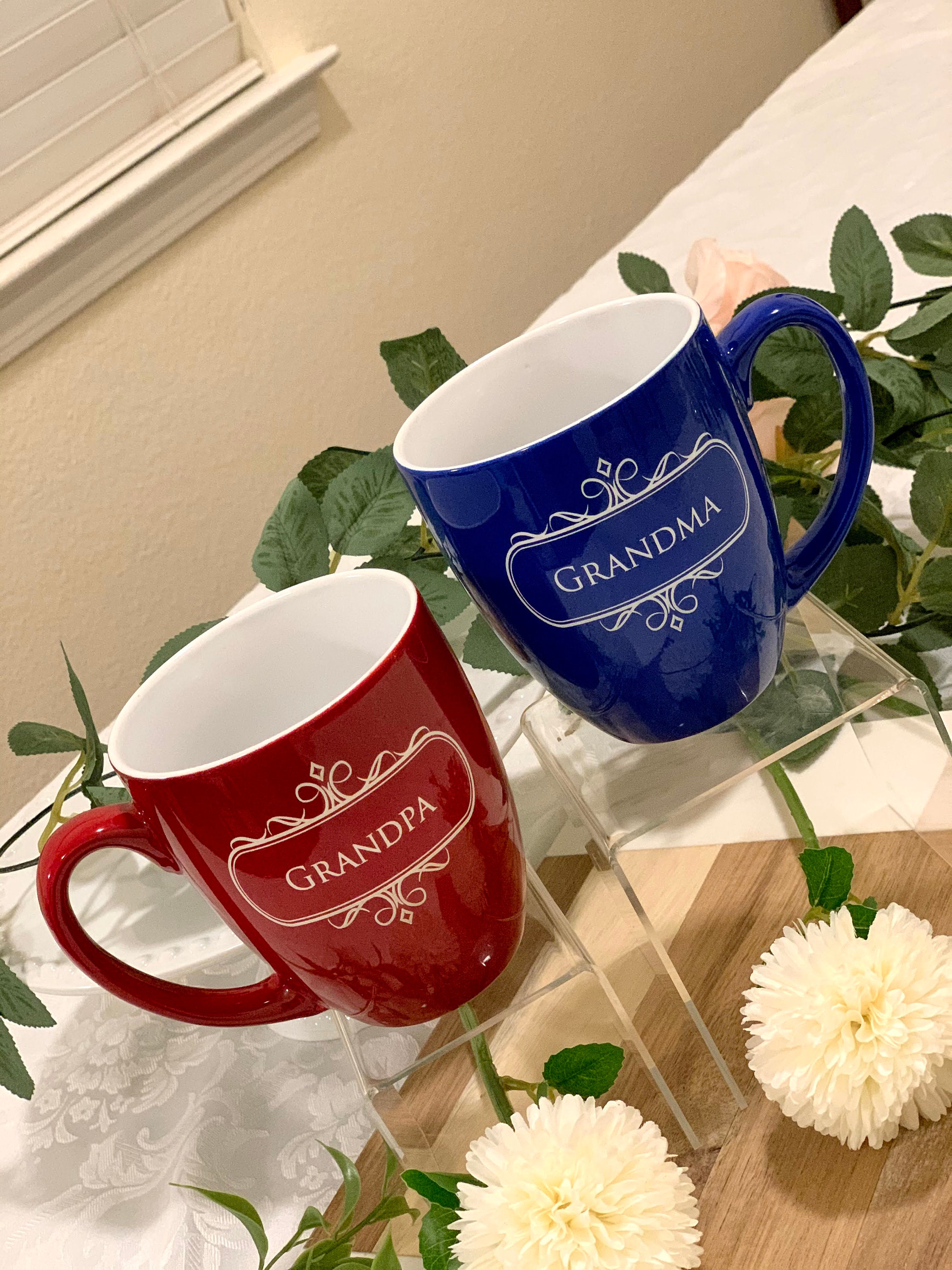 Personalized Laser Engraved Ceramic Coffee Mugs Customized Etsy