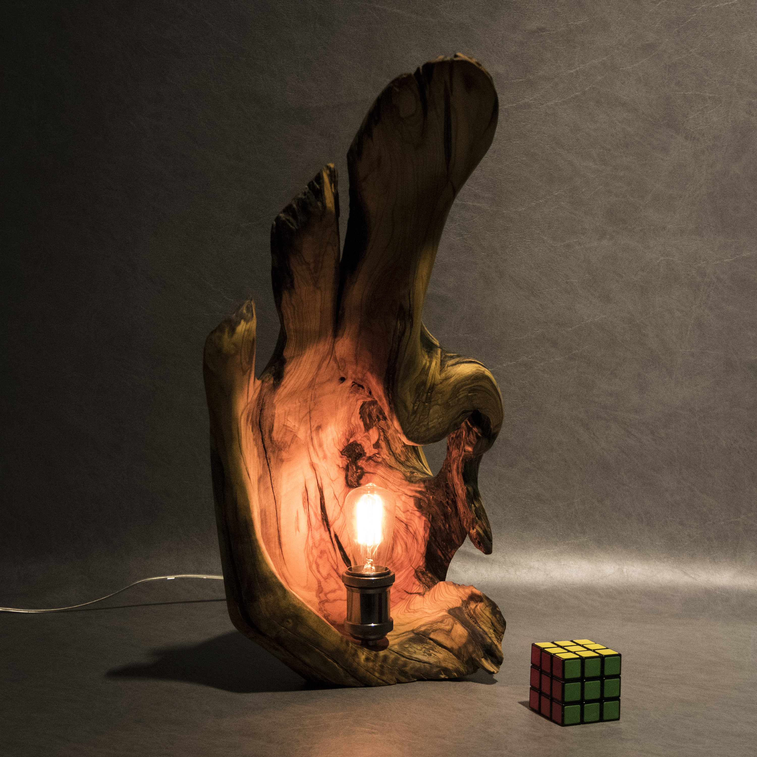 Handsculpted Wooden Lamp / budhha Hand'' - Etsy