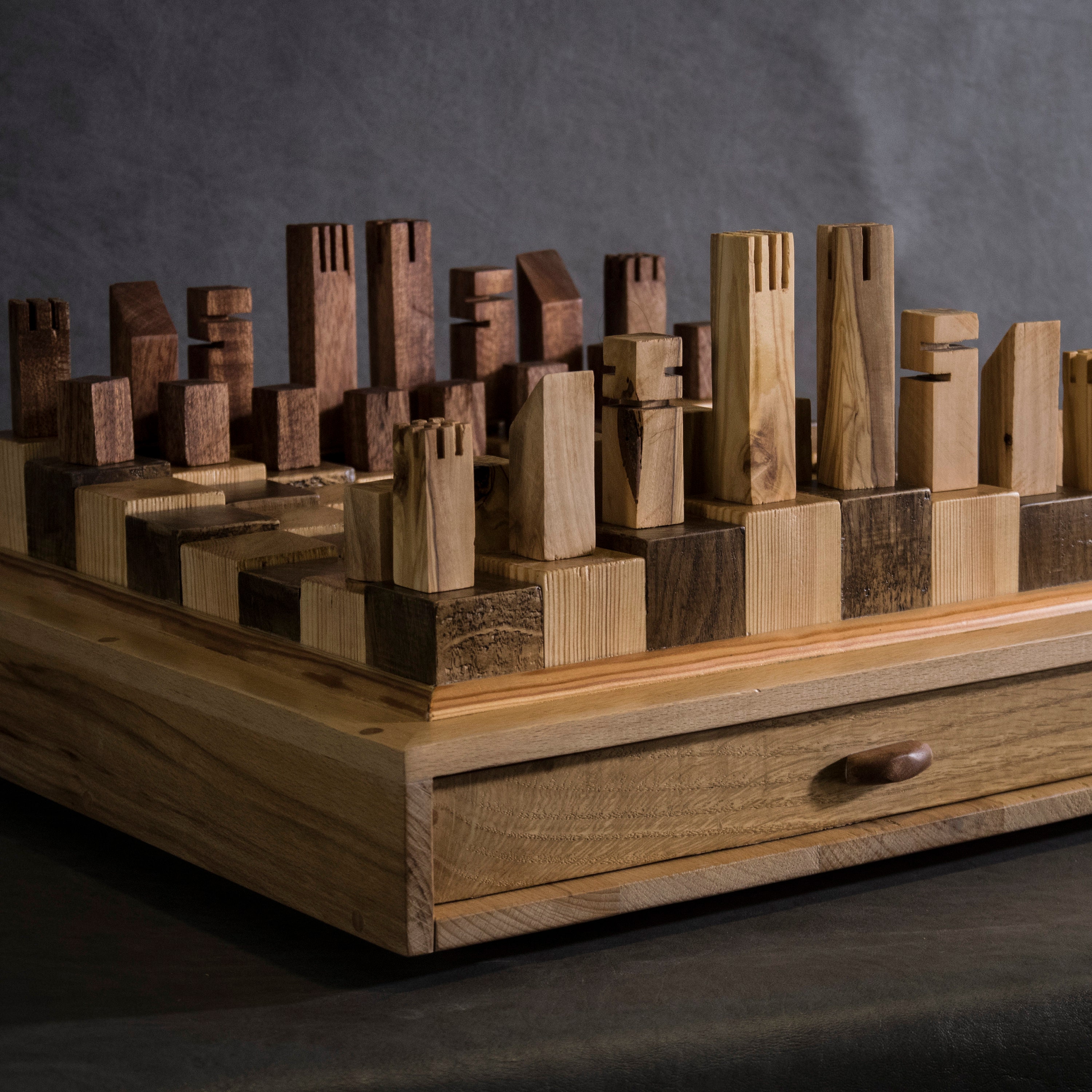 Handmade Wooden 3D Chess - Etsy UK
