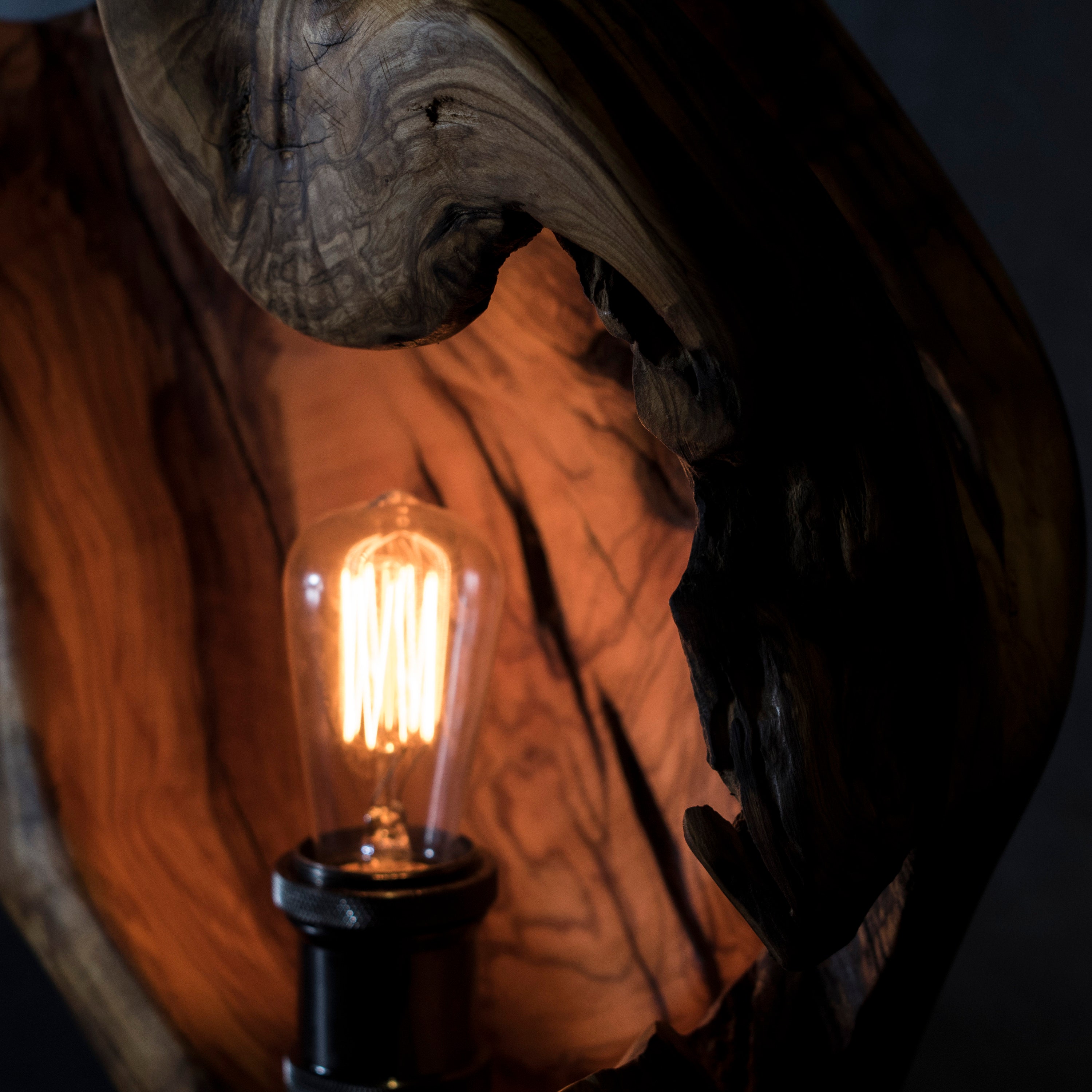 Handsculpted Wooden Lamp / budhha Hand'' - Etsy