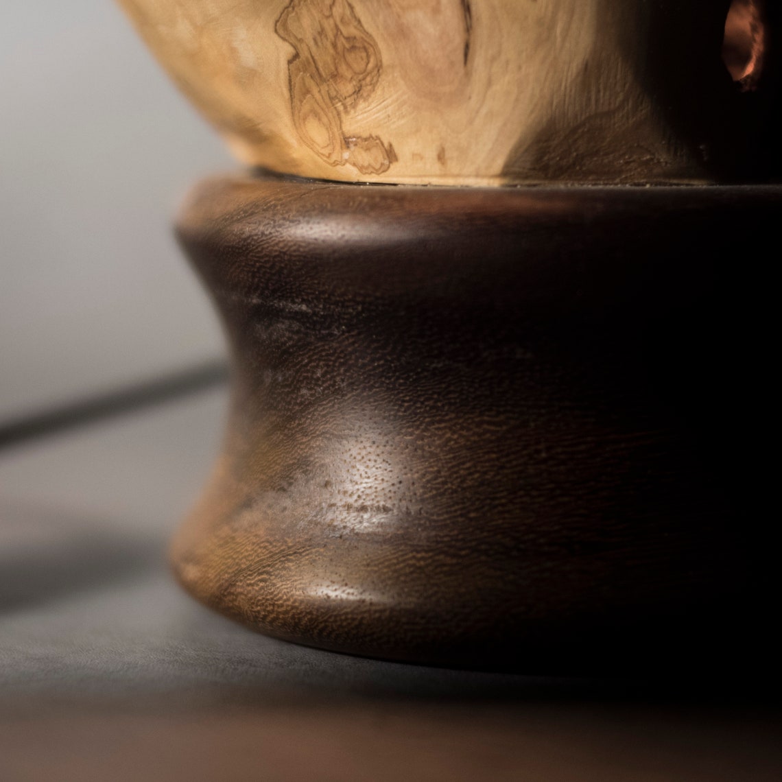 Handmade Wooden Table Lamp - Etsy Canada