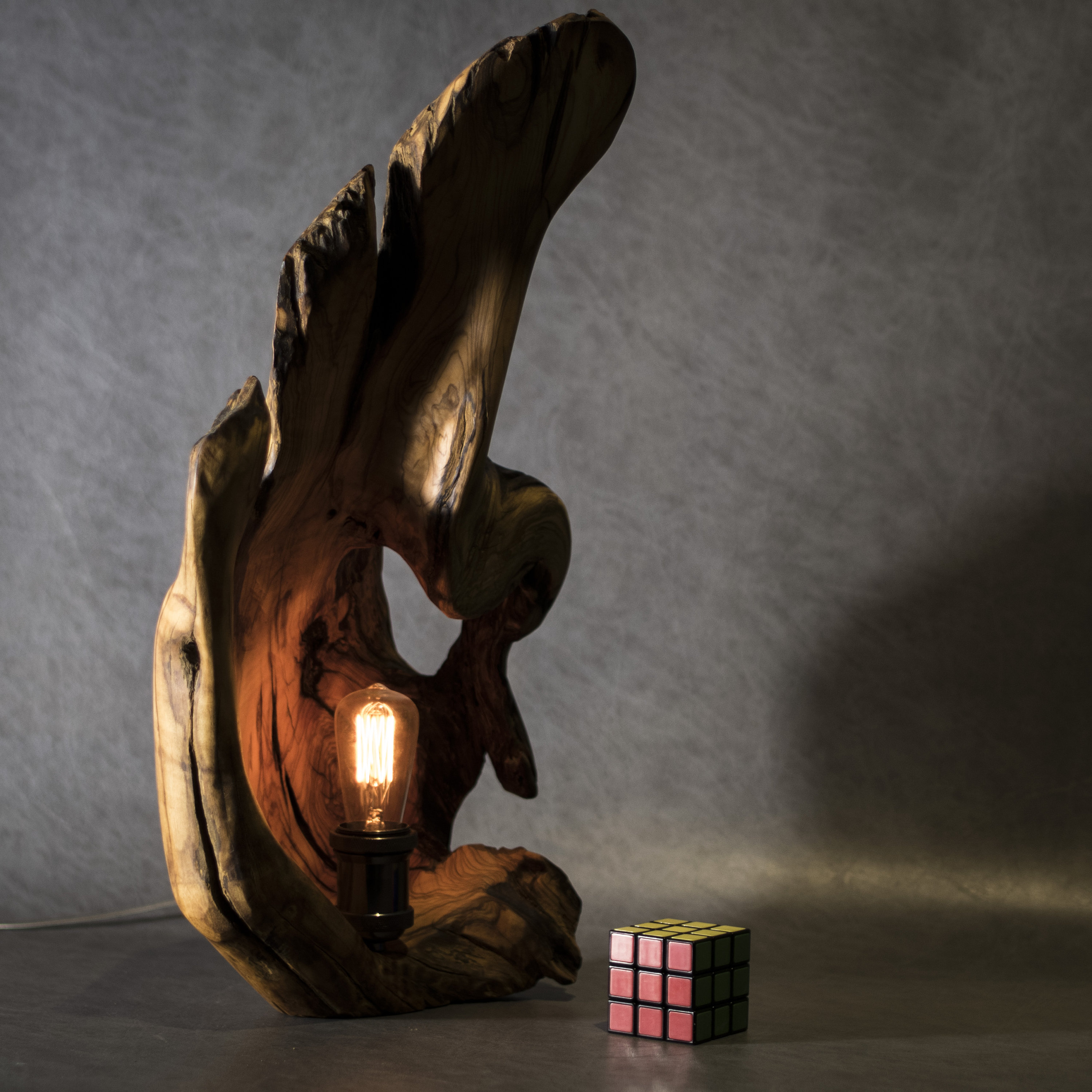 Handsculpted Wooden Lamp / budhha Hand'' - Etsy