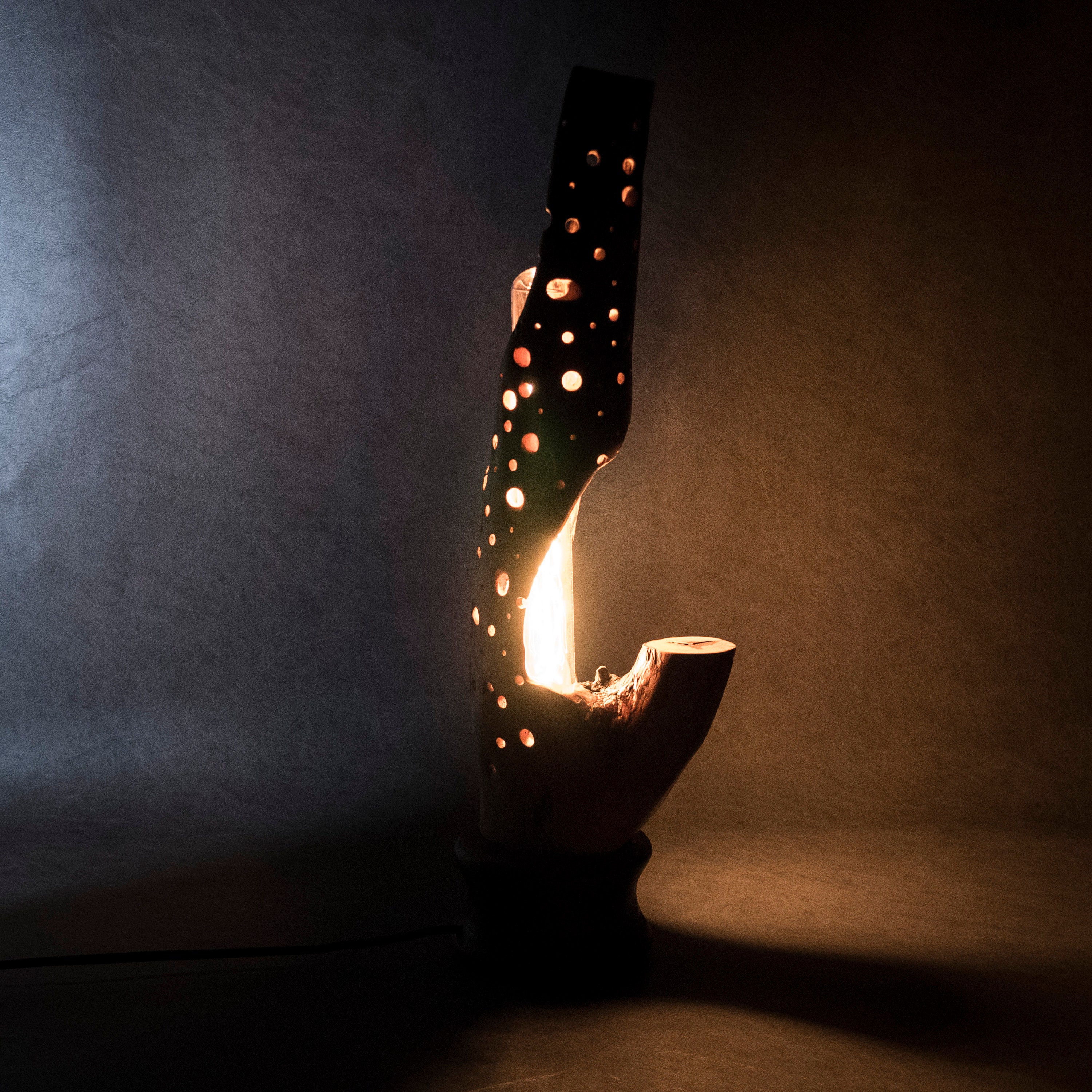 Handmade Wooden Table Lamp - Etsy Canada