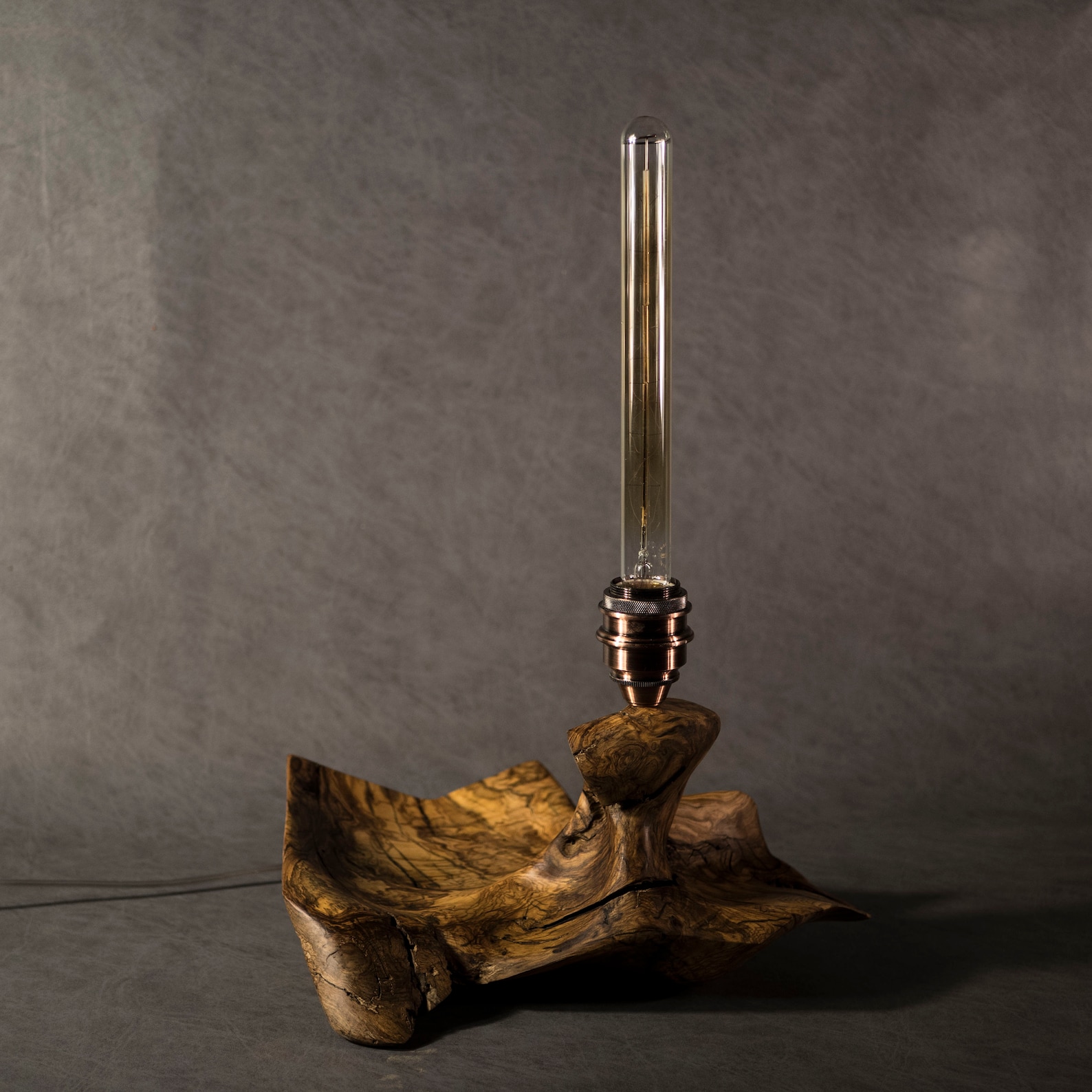 Handmade Wooden Table Lamp - Etsy