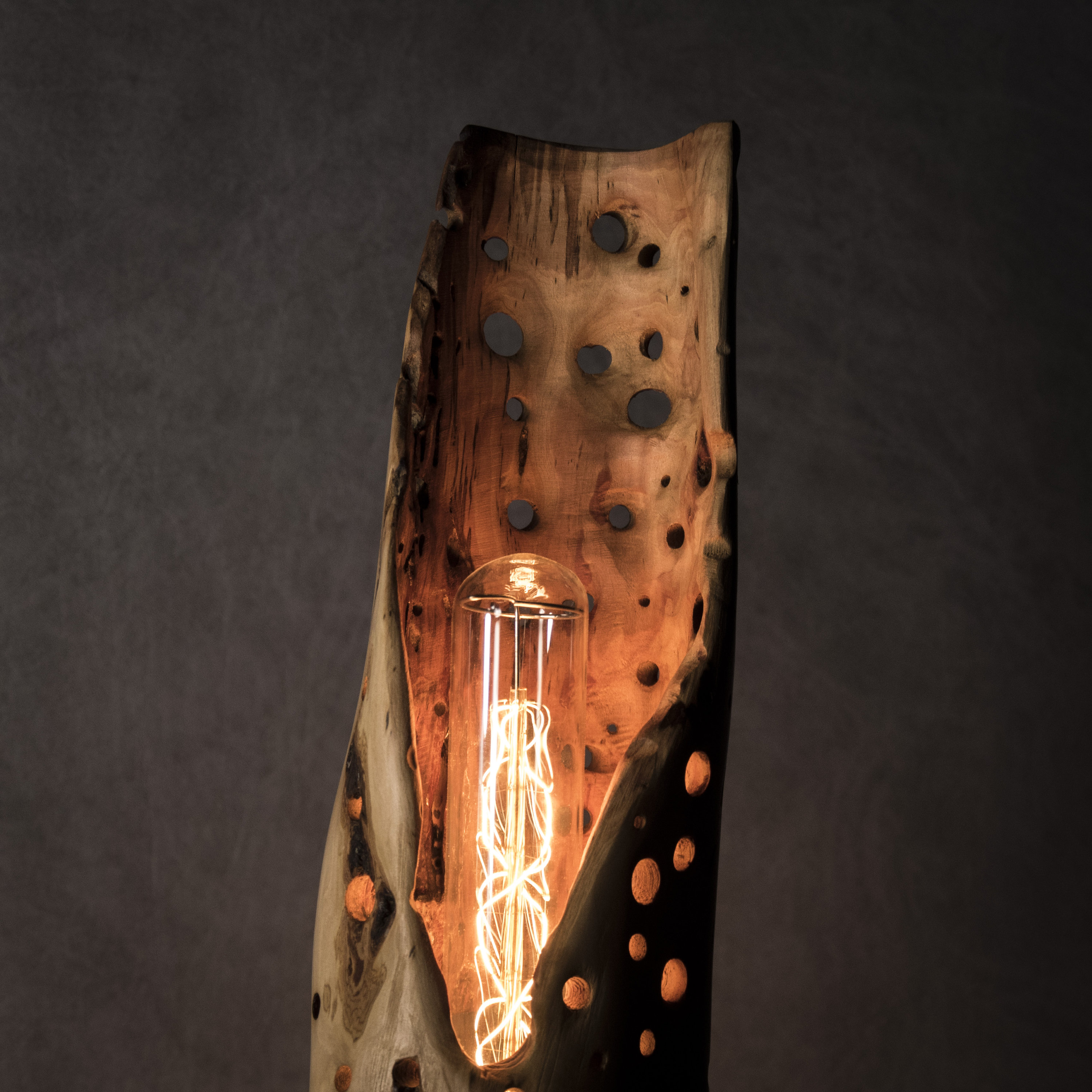 Handmade Wooden Table Lamp - Etsy Canada