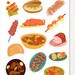 Favorite Filipino Food Sticker Sheet/ Food Stickers/ Notepad Sticker ...