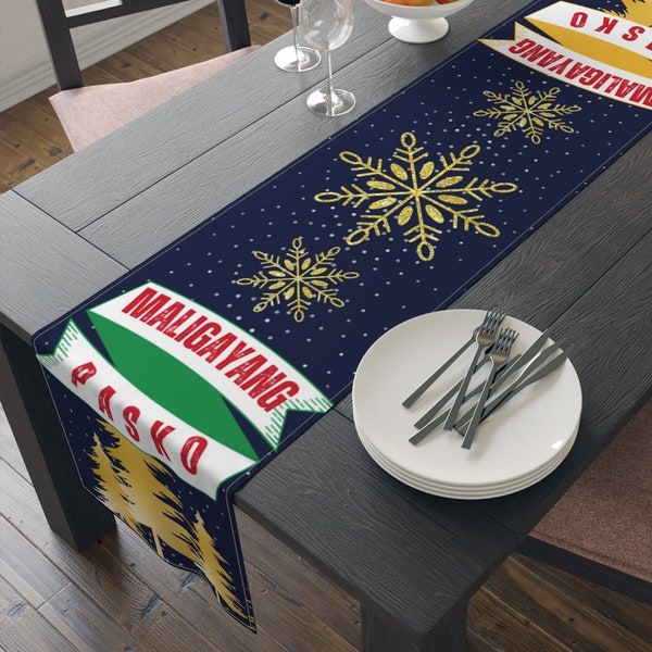 Christmas Table Runner - Etsy