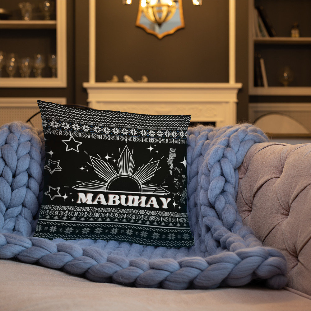 Mabuhay Basic Pillow/ Mabuhay Philippines Pillow/ Philippine Map Pillow ...