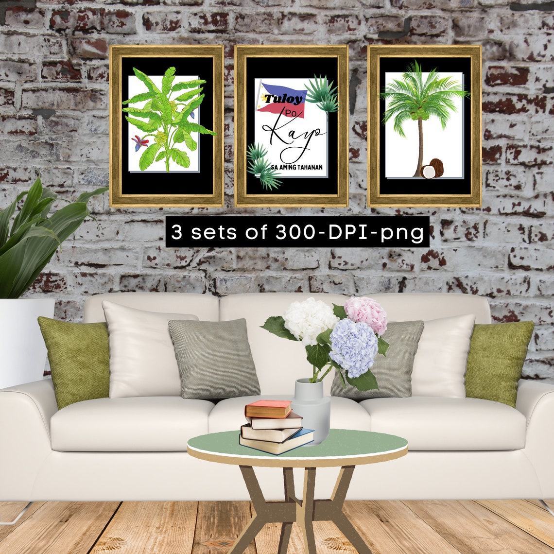 3 Sets Wall Art Frame Filipino- Tagalog Printable Digital Download ...
