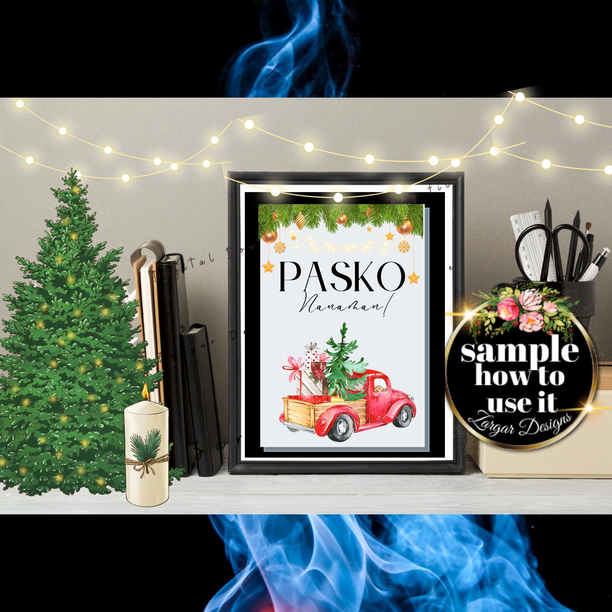 Pasko Nanaman Tagalog Wall Art Prints/ Filipino Wall Decor/ - Etsy