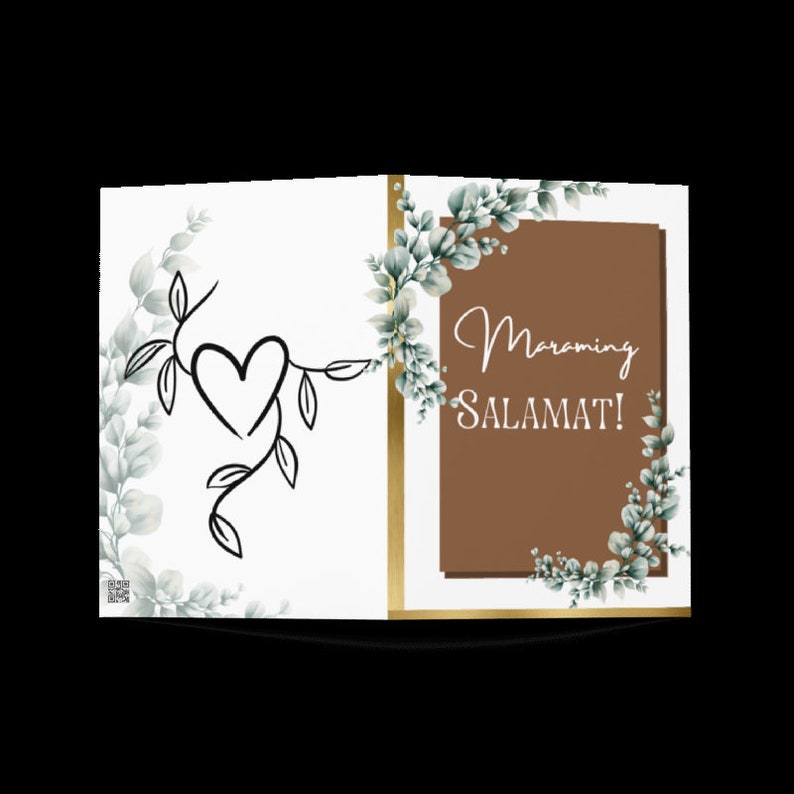 Maraming Salamat Greeting Card/ Thank You so Much Greeting Card ...