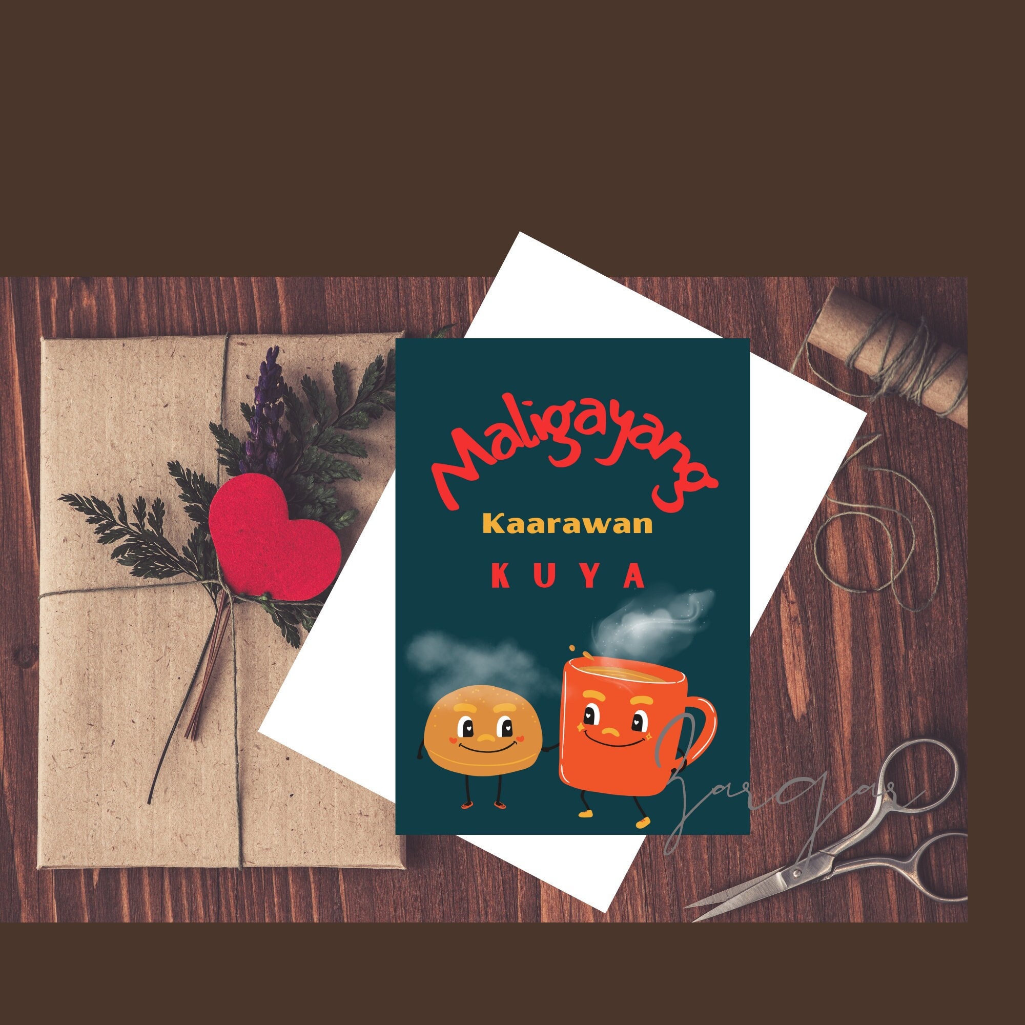 Kuya Maligayang Kaarawan Tagalog Filipino Greeting Card/ Happy Birthday ...