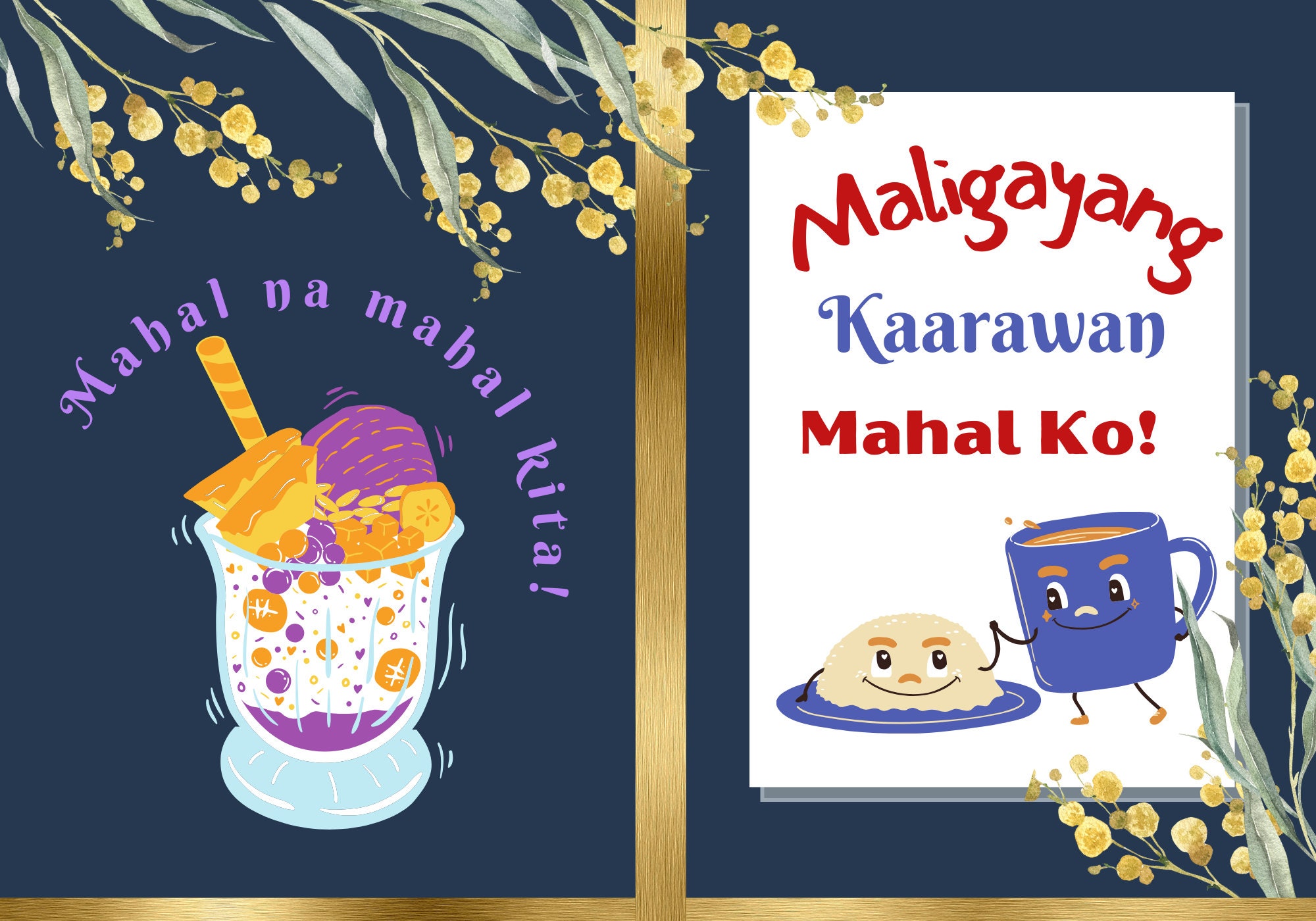 Tagalog Birthday Card Printable / Filipino Birthday Card Digital ...