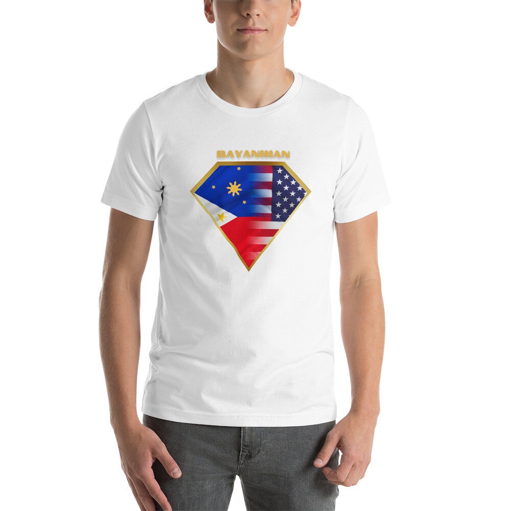 Bayanihan Filipino Flag Tshirt/ Philippine Flag Short-sleeve Unisex T ...