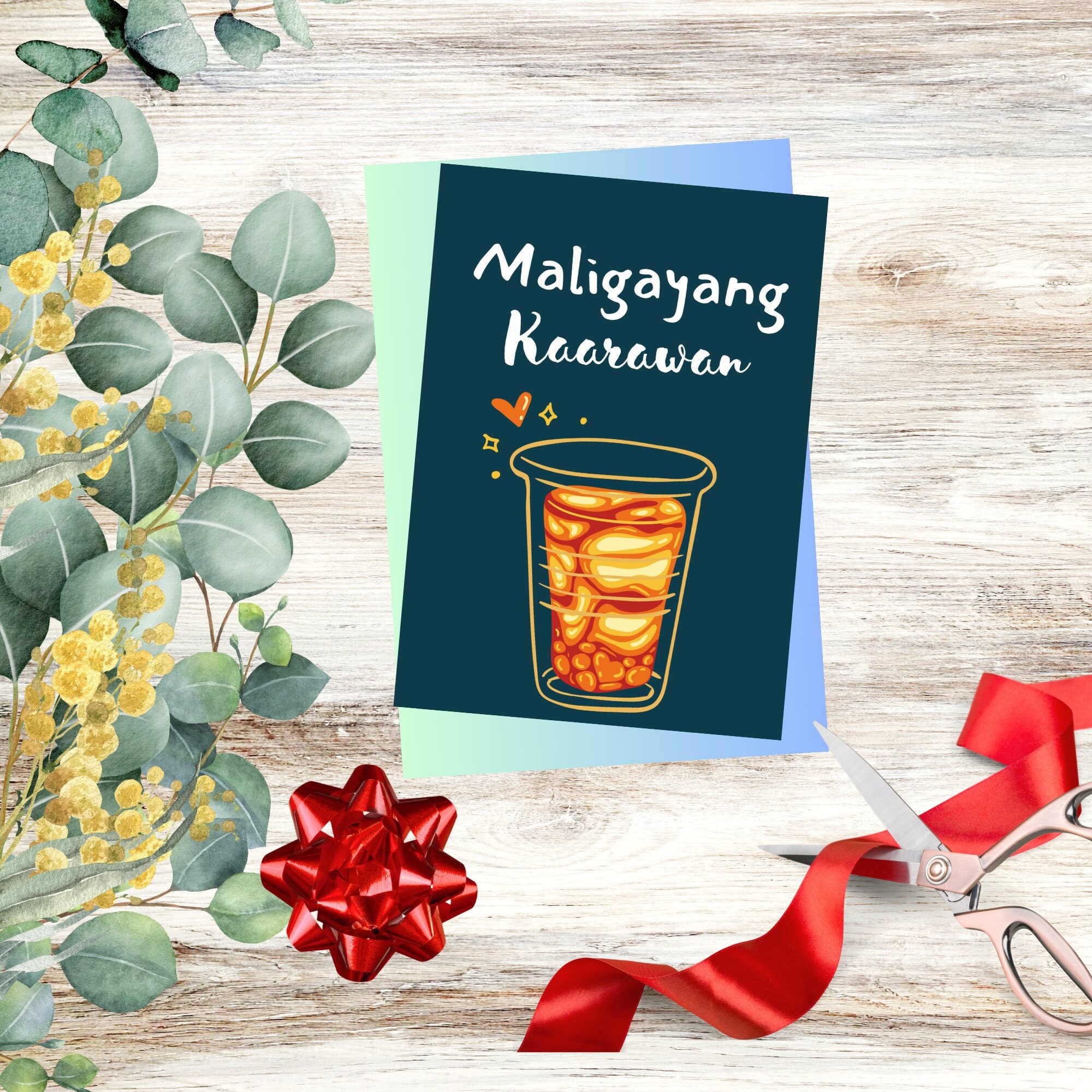 Maligayang Kaarawan Tagalog Greeting Card/ Happy Birthday Greeting Card ...