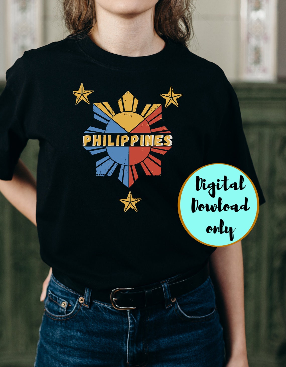 Philippines Star Clip Art/ Instant Download Clip Art for Stickers ...