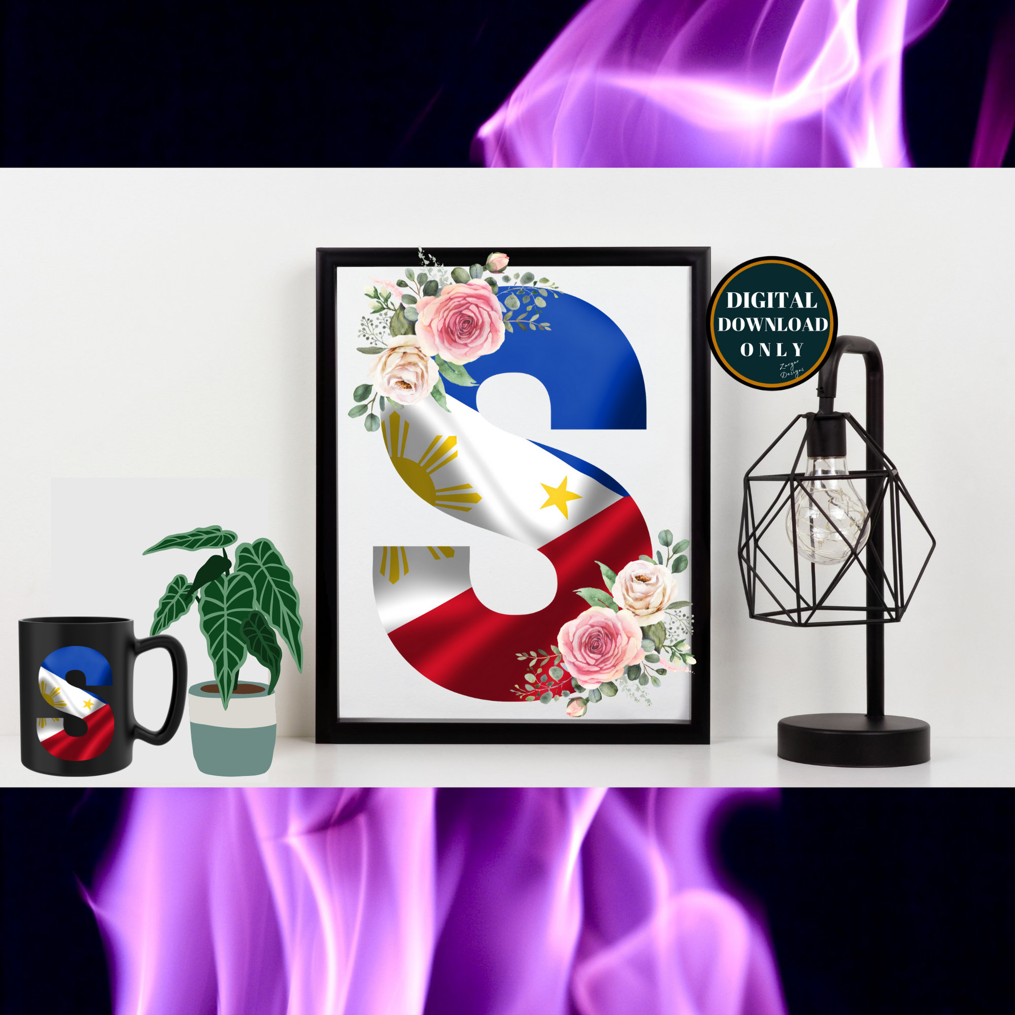 Philippine Flag Alphabet/ Philippine Flag Letters/ Pilipino Flag Clip ...