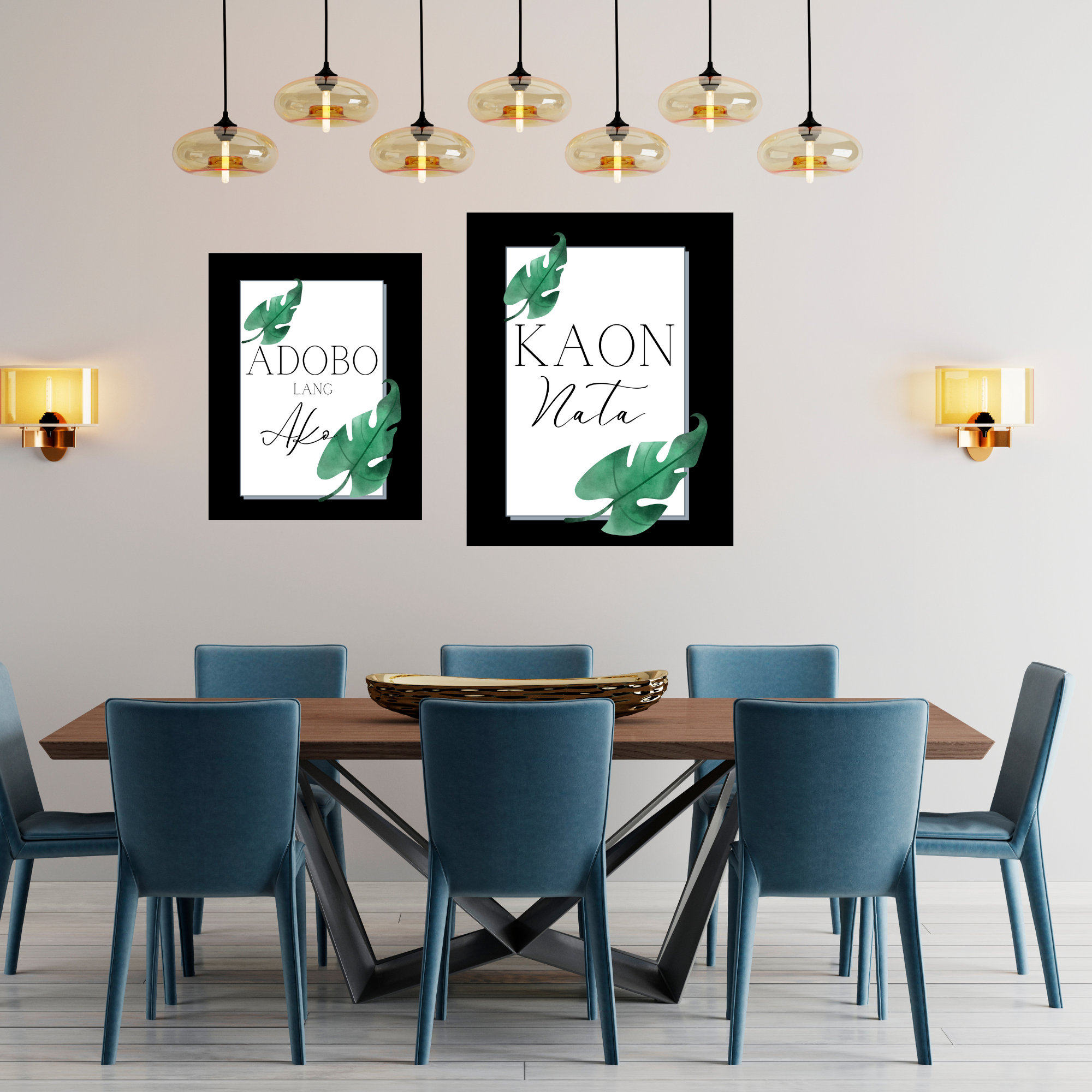 3 Sets Wall Art Frame Filipino- Kusina Ni Mader Wall Art Printable ...
