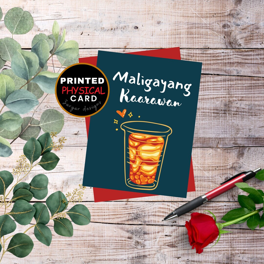 Happy Birthday Greeting Card/ Tagalog Greetings Card/ Maligayang ...