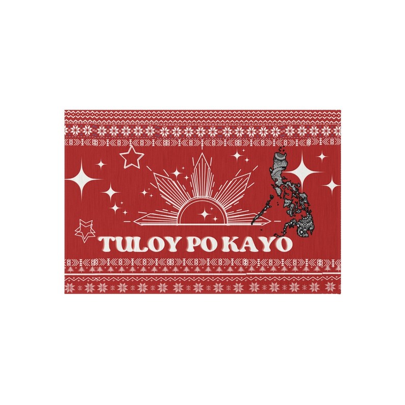 Outdoor Rug Tuloy Po Kayo/ Filipino Outdoor Rug/ Housewarming - Etsy