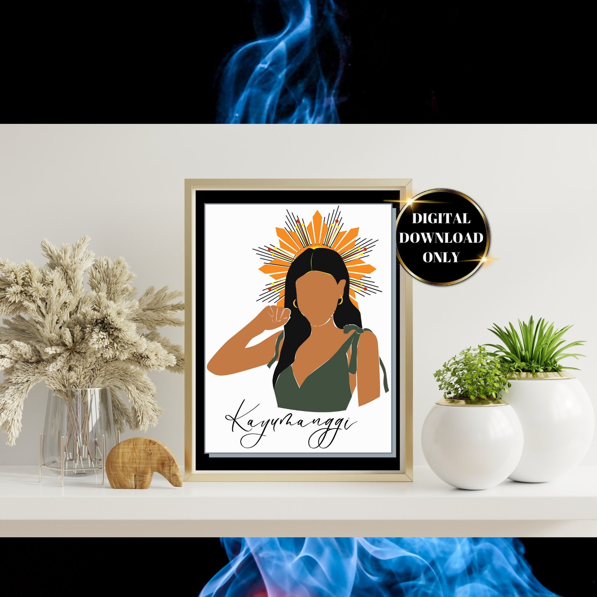 Kayumanggi- Filipina Wall Art Printable Instant Download/ Female ...
