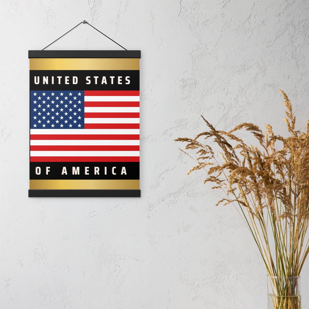 United States of America Poster With Hangers/ United States Wall Art ...