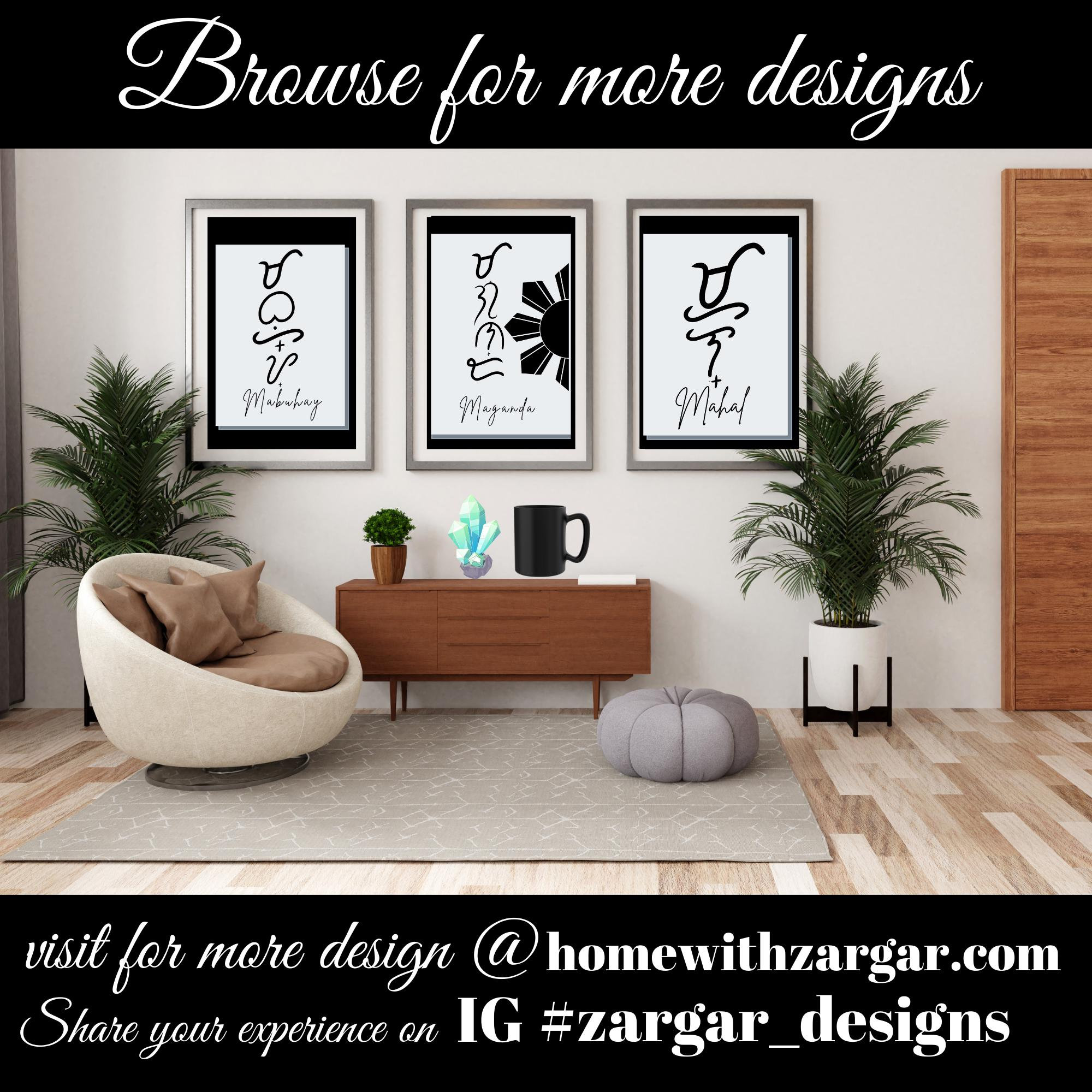 Baybayin Wall Art Printables/ Baybayin Digital Download Ready to Be ...