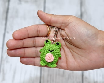 Crochet Frog Keychain - Etsy