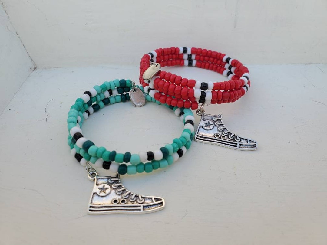 Converse All Star Bracelet, Tennis Shoe, Sneaker, Shoe Charm, Sneaker ...