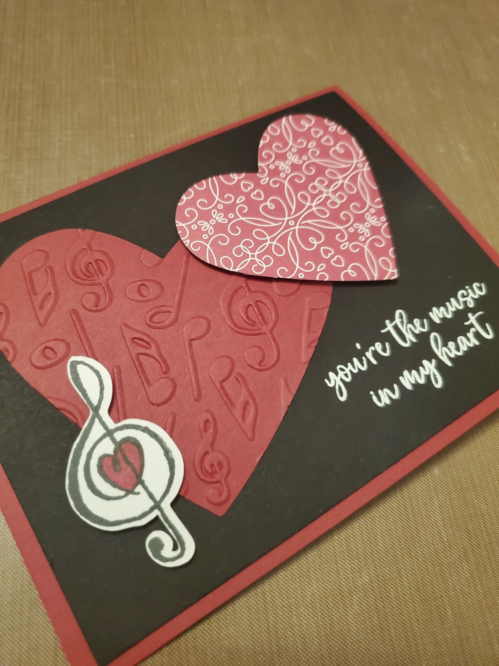 Music in My Heart Valentine's Day Cards (set of 5) - Etsy