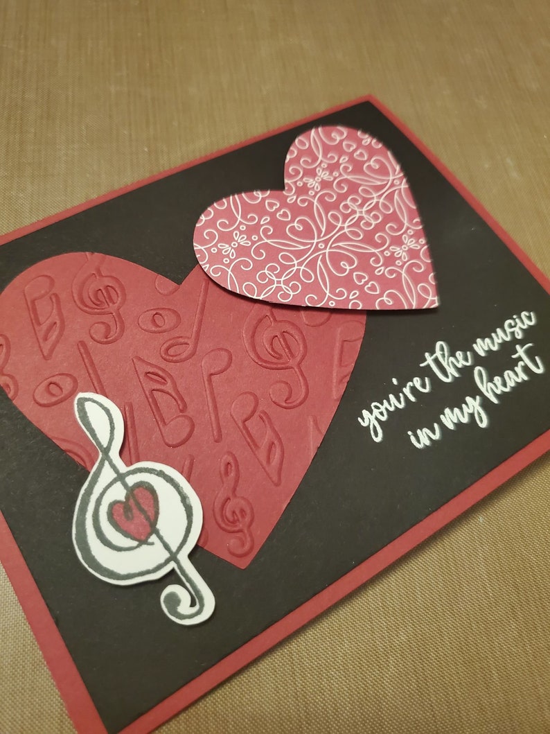 Music in My Heart Valentine's Day Cards (set of 5) - Etsy