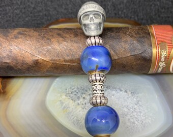 Skull Head Cigar Nubber Stainless Steel Beaded Cigar Pick - Etsy