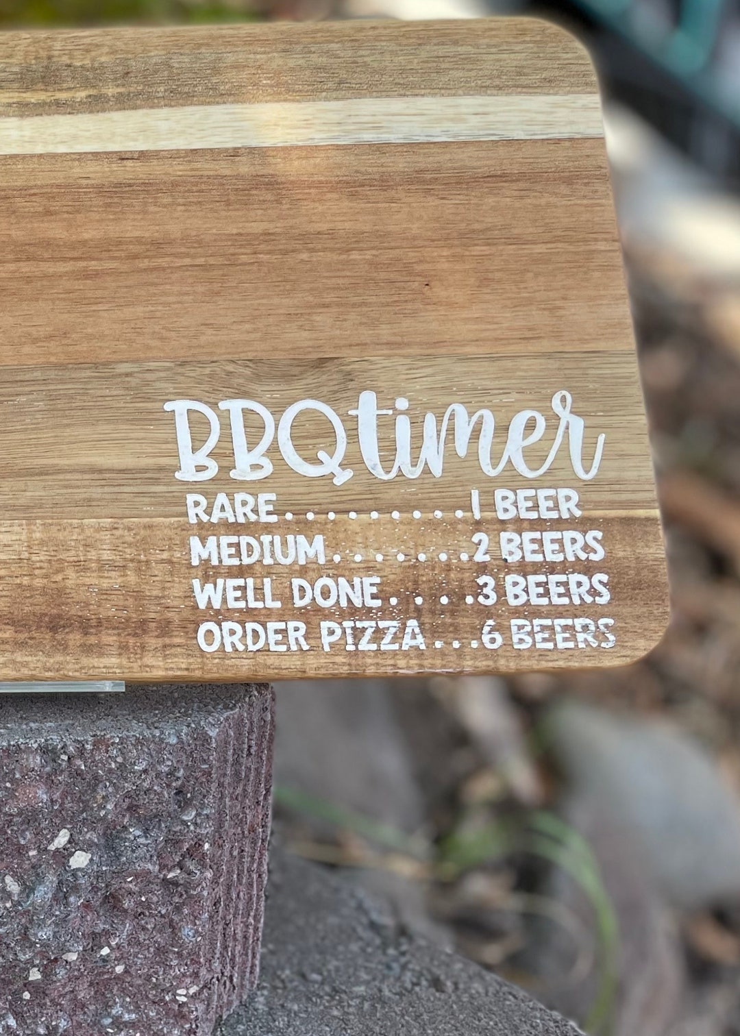 Wood Paddle Board - BBQ Timer - Etsy