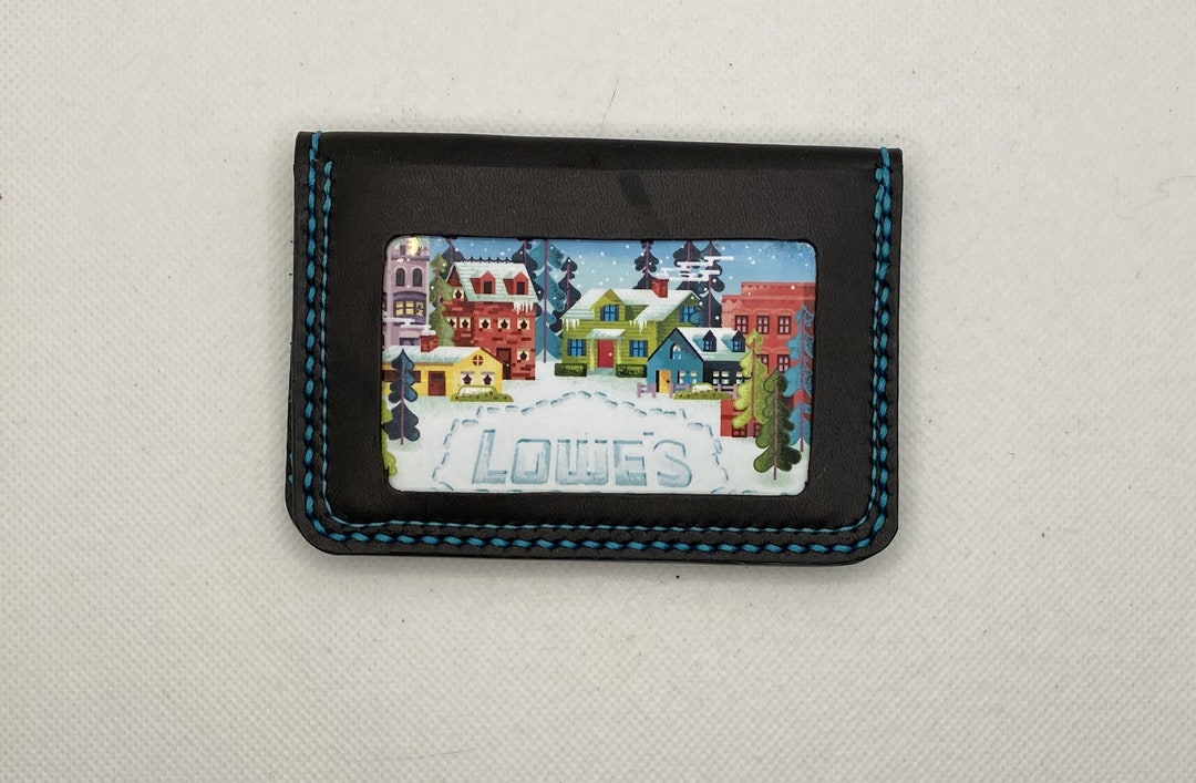 Minimalist Card Wallet With ID Window - Etsy