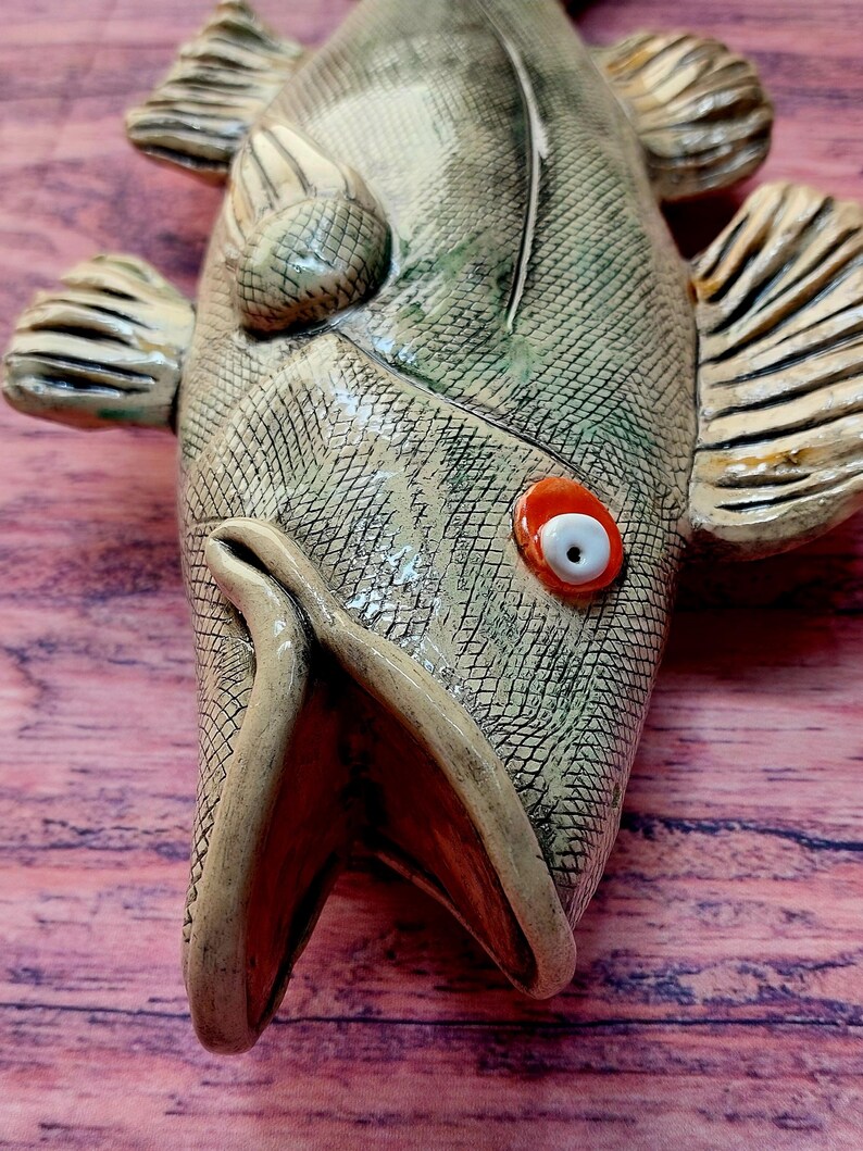 Keramische Vis, Baars Van Keramiek, Hangende Vis, Zeevis, Grappige Vis ...