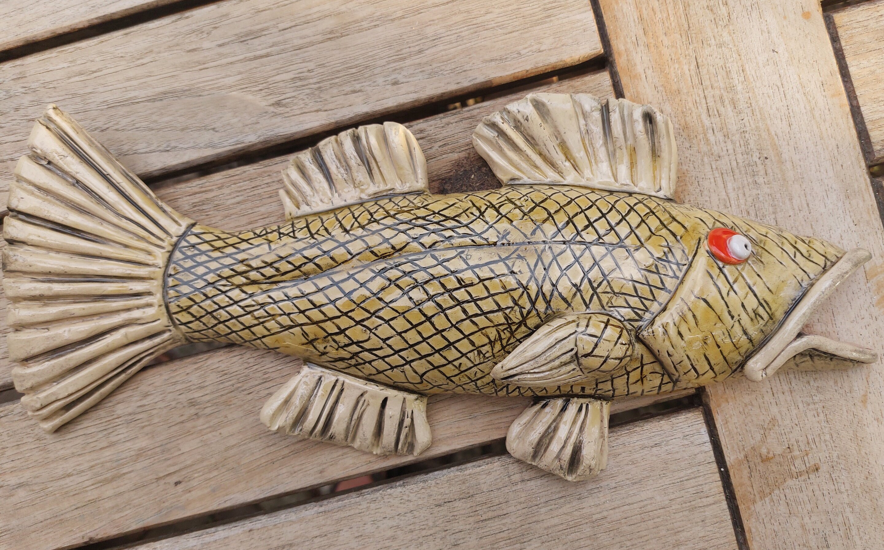 Keramische Vis, Baars Van Keramiek, Hangende Vis, Zeevis, Grappige Vis ...