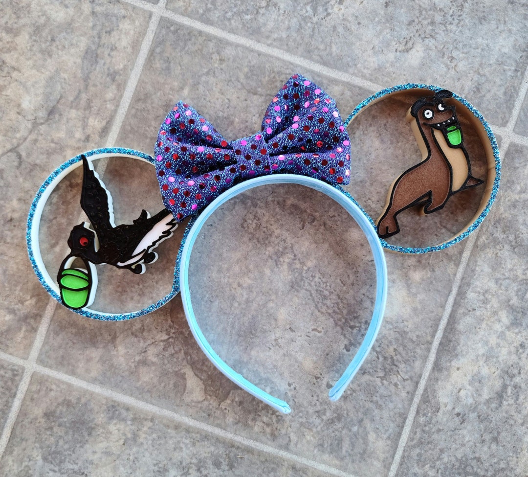 Bird and Sea Lion 3D Printed Mouse Ears - Etsy