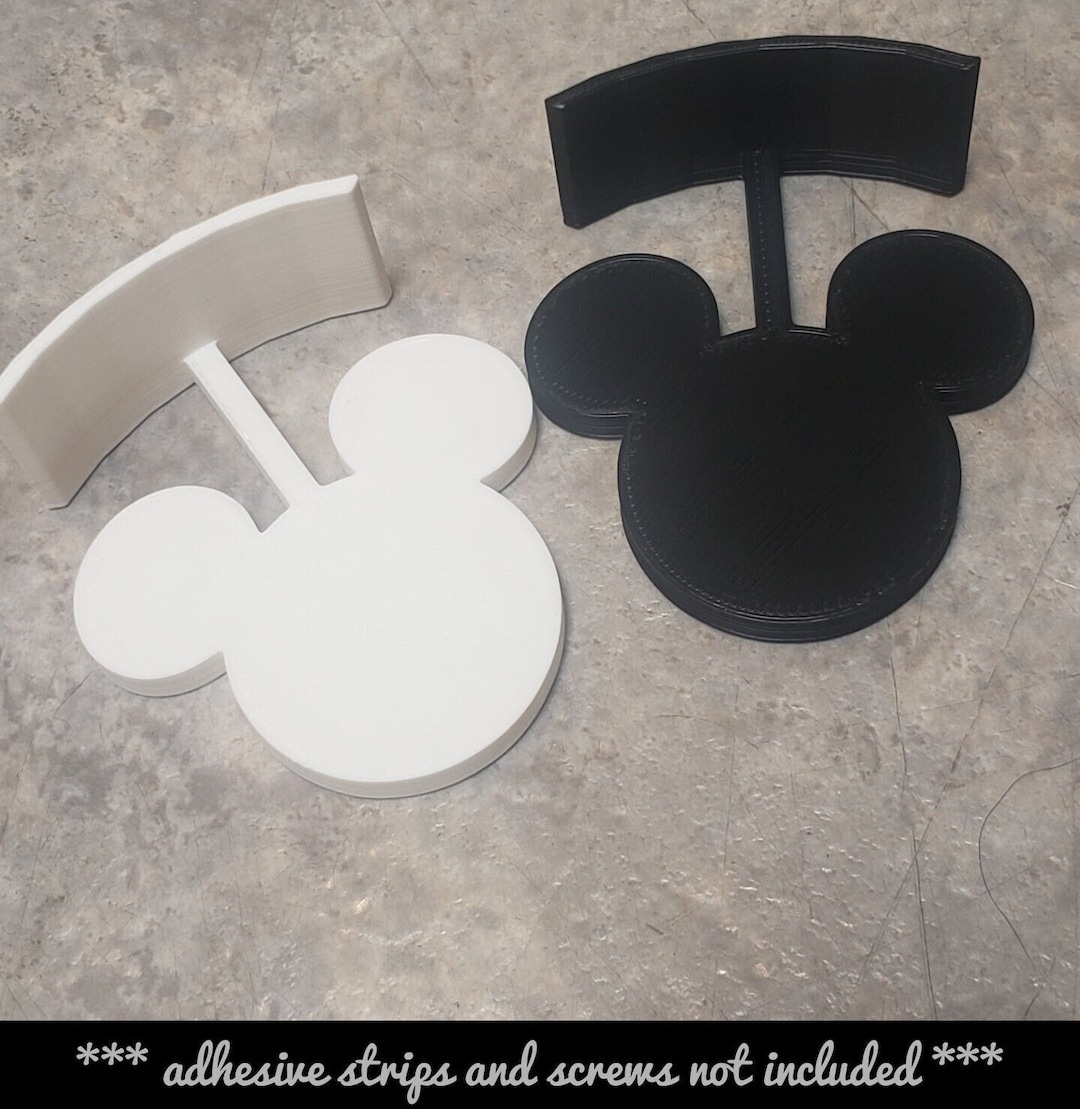1" Mouse Ear Wall Hook, Mouse Ear Display, Headband Hanger, Headband ...