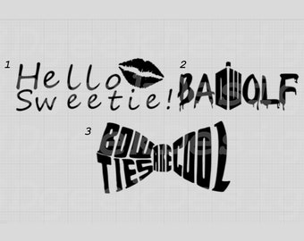 Bad Wolf Decal | Etsy