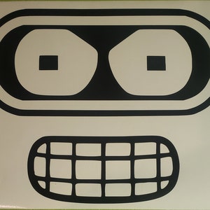 Futurama Bender Decal - Etsy