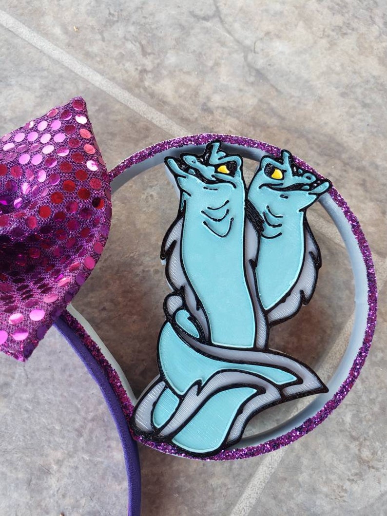 Sea Witch and Eels 3D Printed Mouse Ears - Etsy