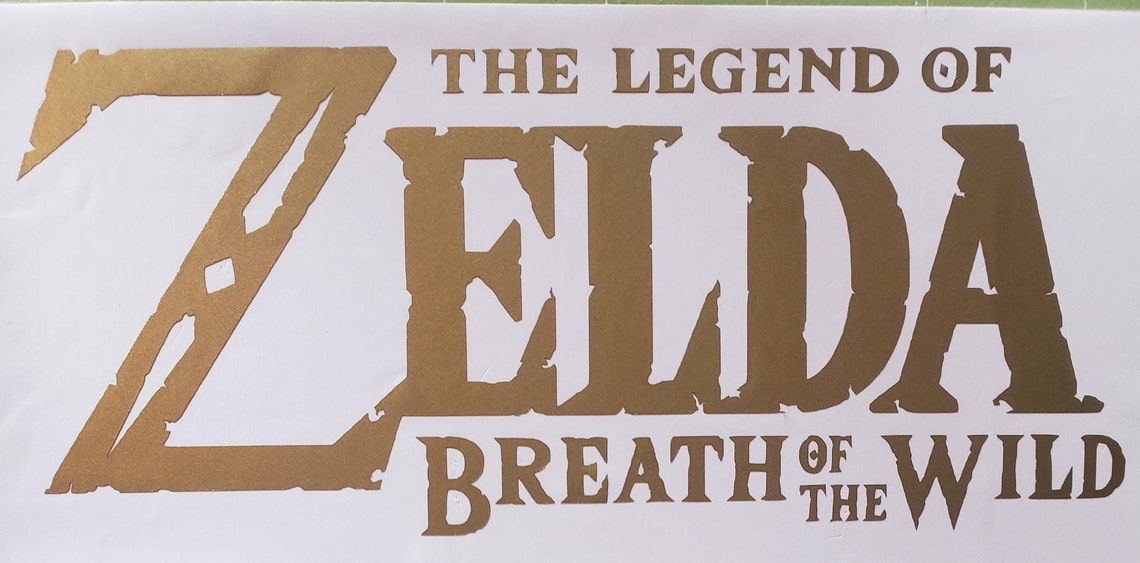 Zelda BOTW Logo Decal | Etsy