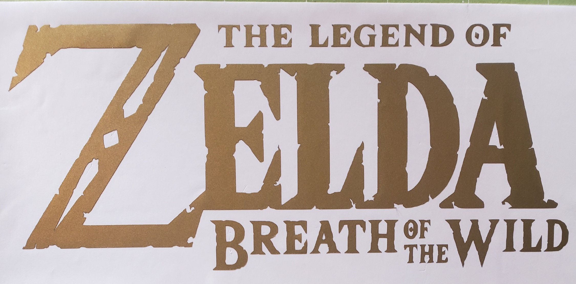 Zelda BOTW Logo Decal - Etsy UK