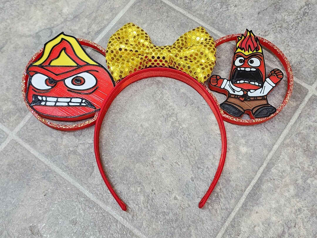 Anger Emotion 3D Printed Mouse Ears - Etsy